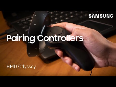 Pair The Controllers For Your HMD Odyssey - YouTube