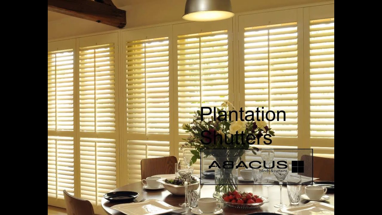 Abacus Blinds and Curtains Plantation shutters - YouTube