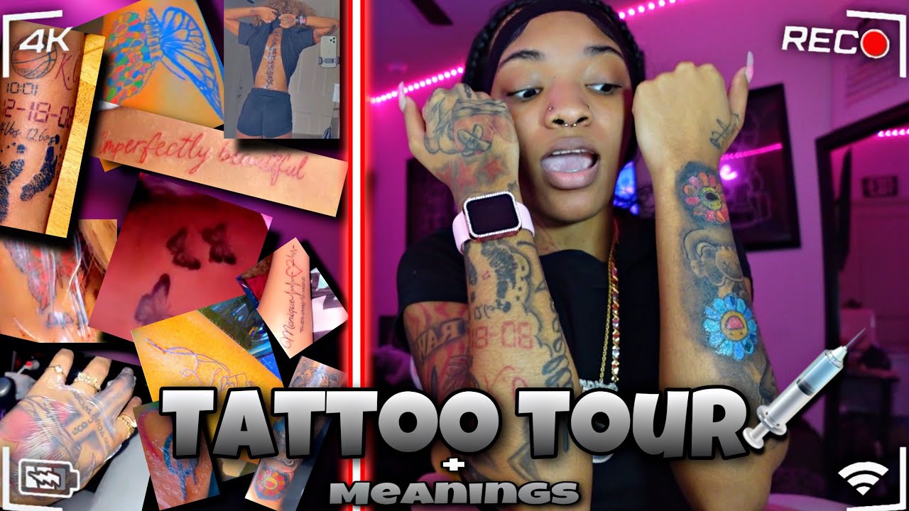 UPDATED TATTOO TOUR + MEANINGS👀💉 - YouTube