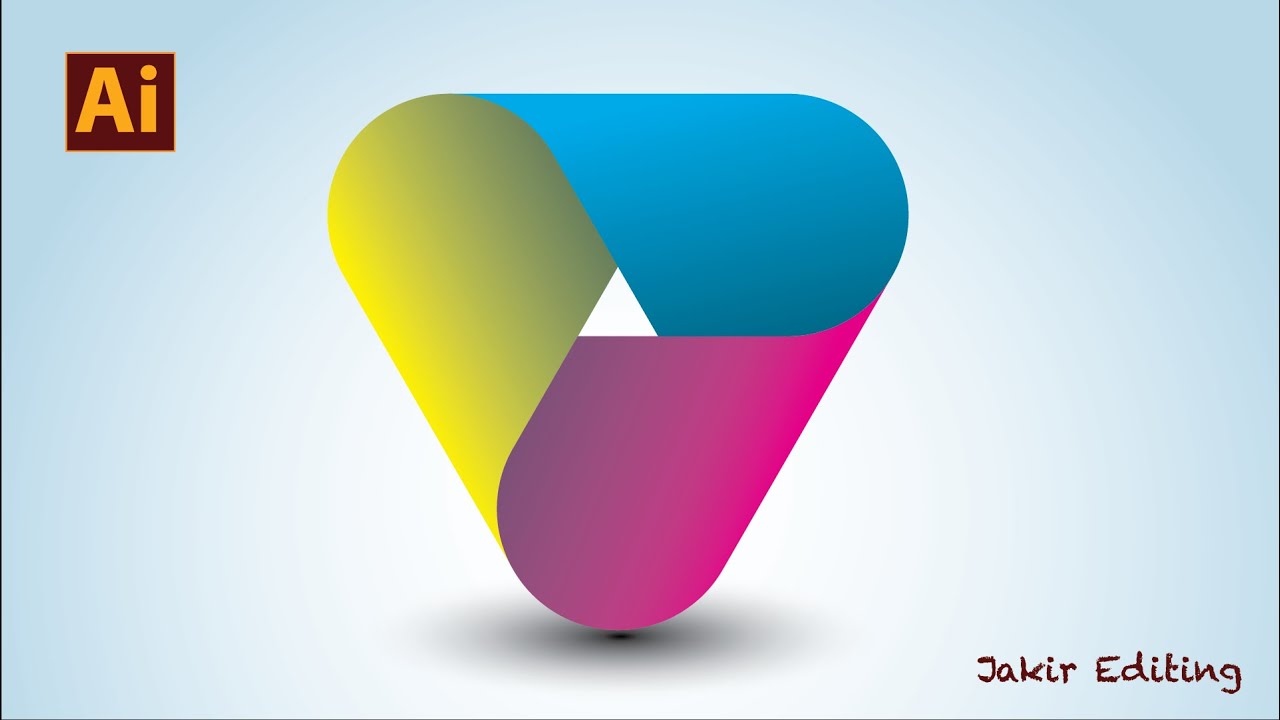 How create a professional 3d logo design | illustrator logo design ...
