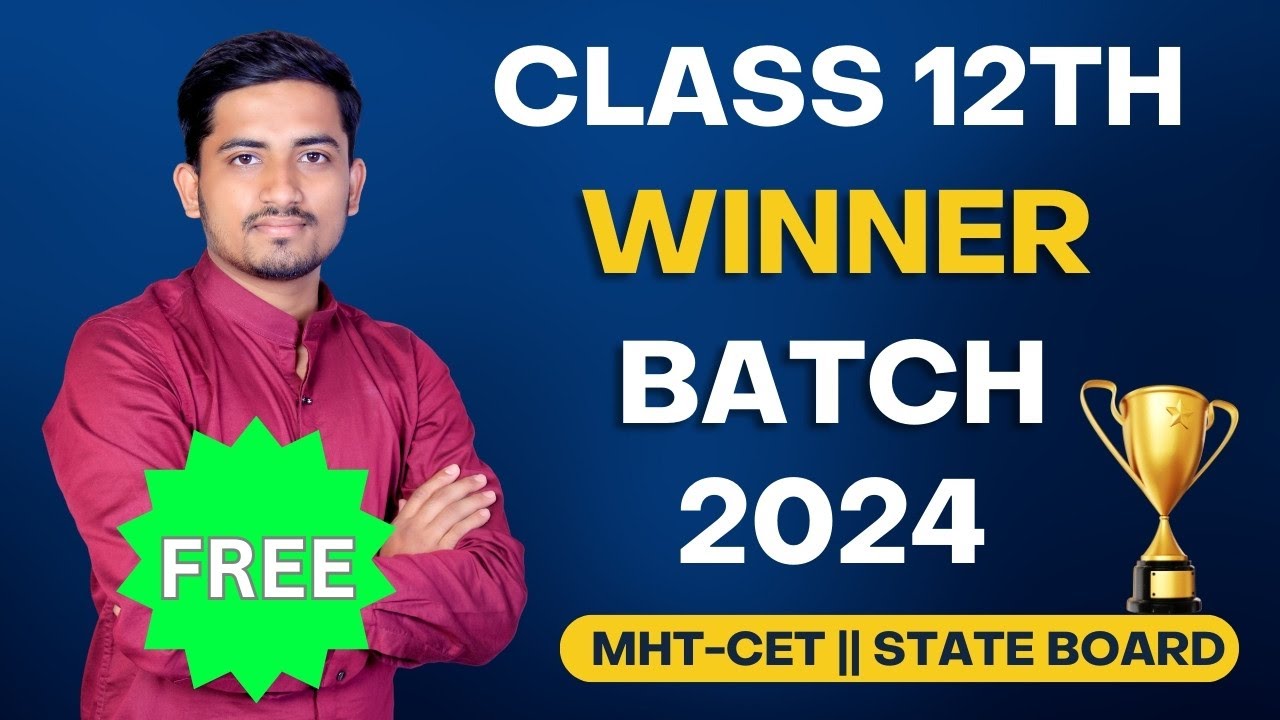 Big surprise for class 12th 2024 students / WINNER Batch for class 12th ...