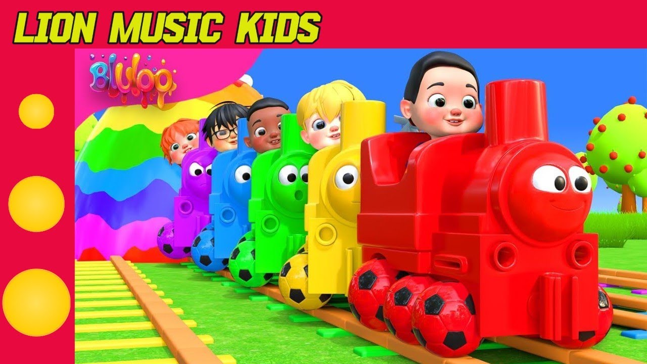 Train Choo Choo Song | Colorful Train | Nursery Rhymes & Kids Songs ...