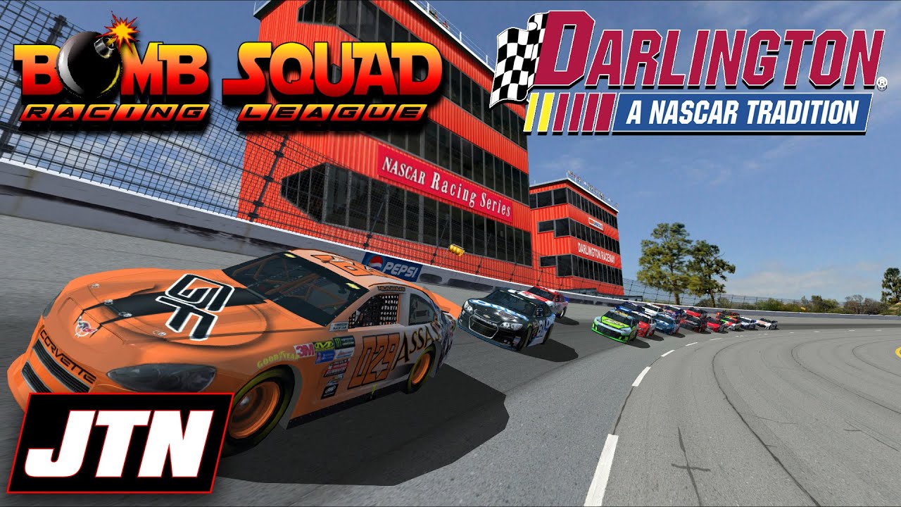 Bomb Squad Racing Cup Series | Darlington Raceway | NR2003 - YouTube