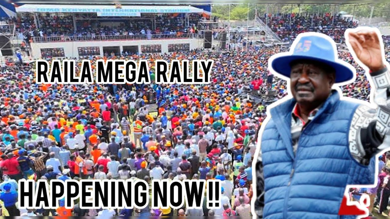 Unbelievable!! Azimio Rally Raila Live in Kamukunji Today - YouTube