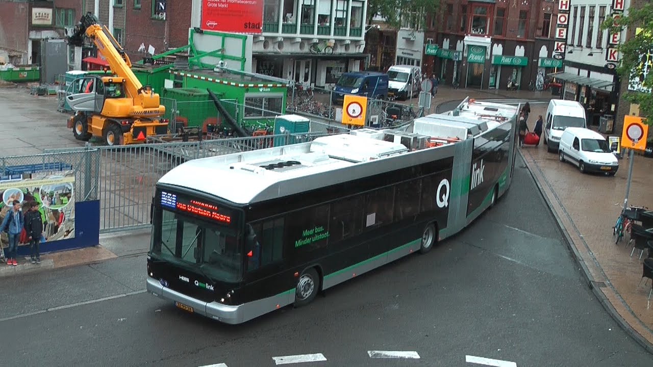 Qbuzz - Hess Light Tram in Groningen - YouTube