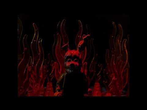Springtrap on fire FNAF VHS, НО ЛЕГО ВЕРСИЯ - YouTube