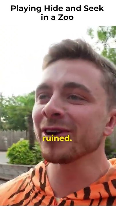 playing hide and seek in a zoo - YouTube