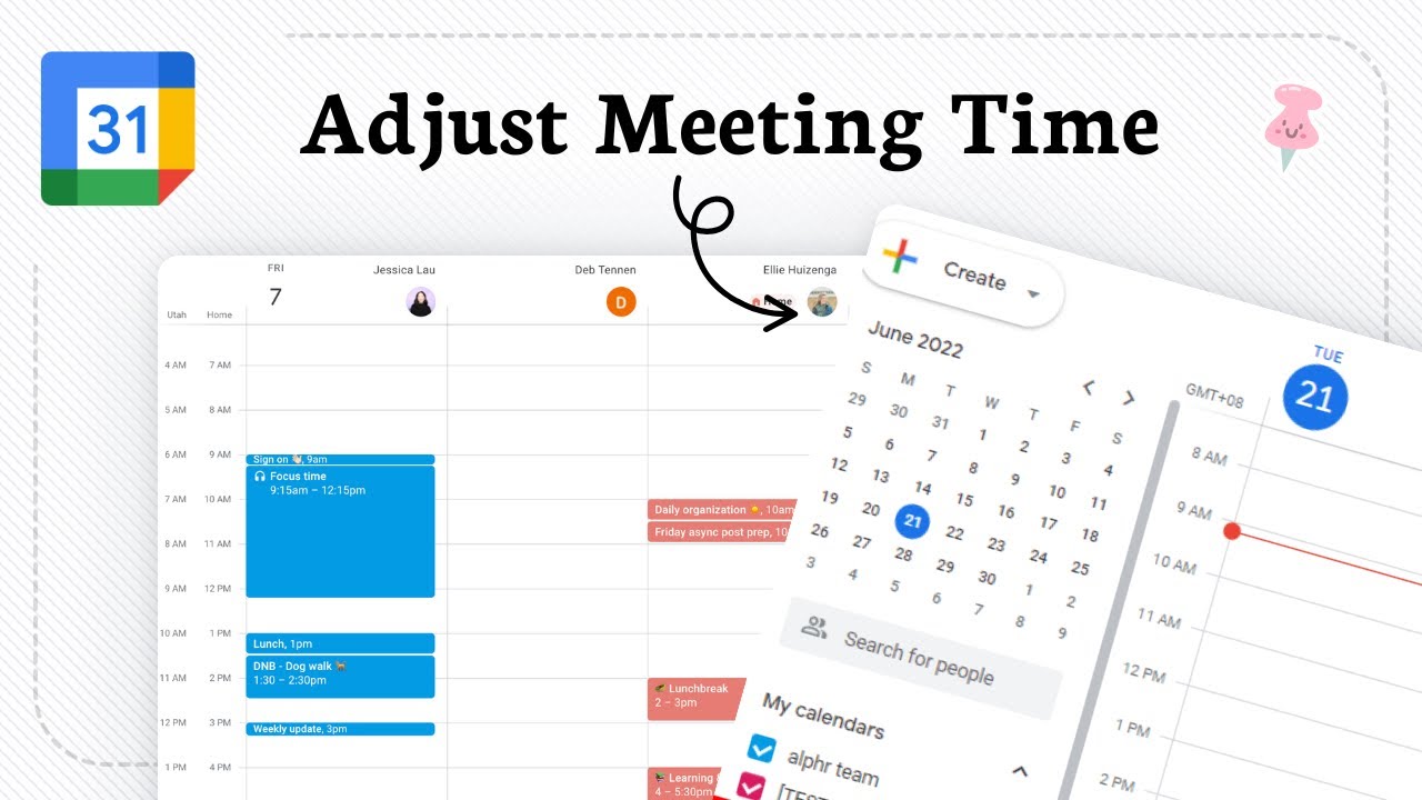 How to change event date and time in Google Calendar - YouTube