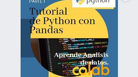 Tutorial Python - Uso de librería Pandas - YouTube