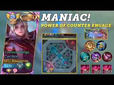 MANIAC! Cecilion Capitalize the Power of COUNTER ENGAGE!, Cecilion ...