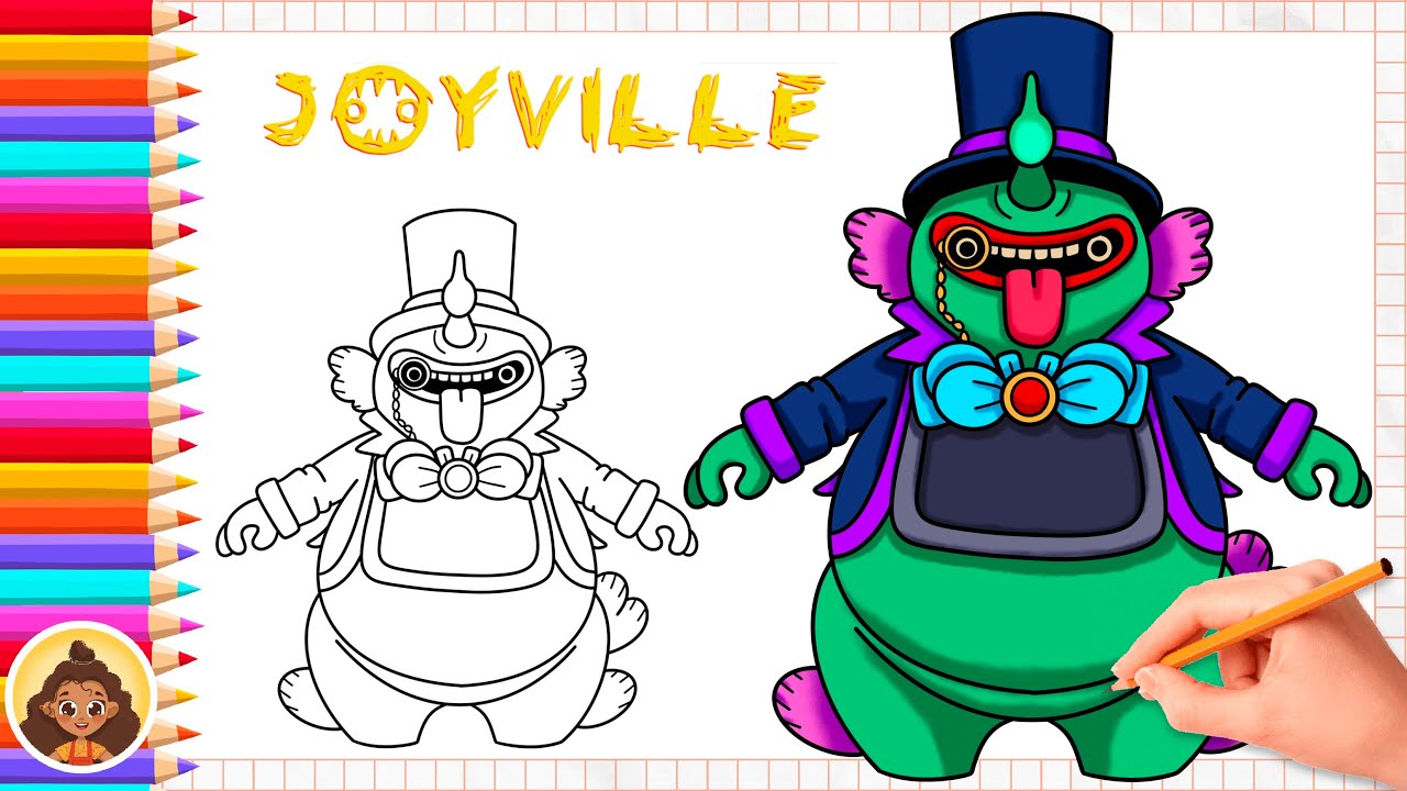 How to Draw Tidey | from Joyville 2 - YouTube