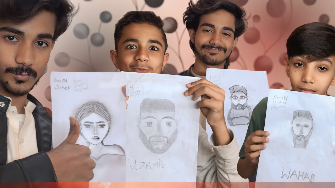Drowning challenge 🤨 Kis Ki Drowing Ziyada Achi Hai 🤔 Wahab Kyu Ro Para ...