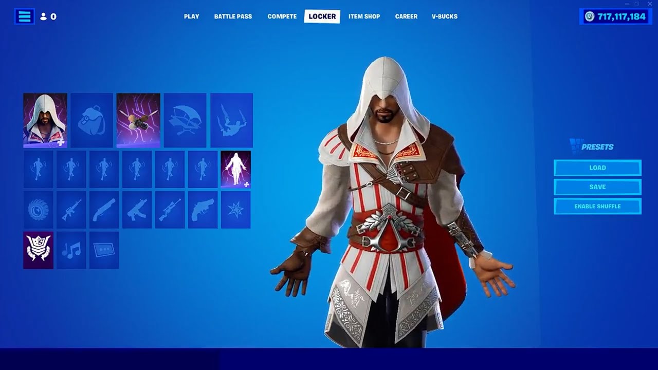 Ezio Auditore Gameplay - Fortnite x Assassin's Creed - YouTube