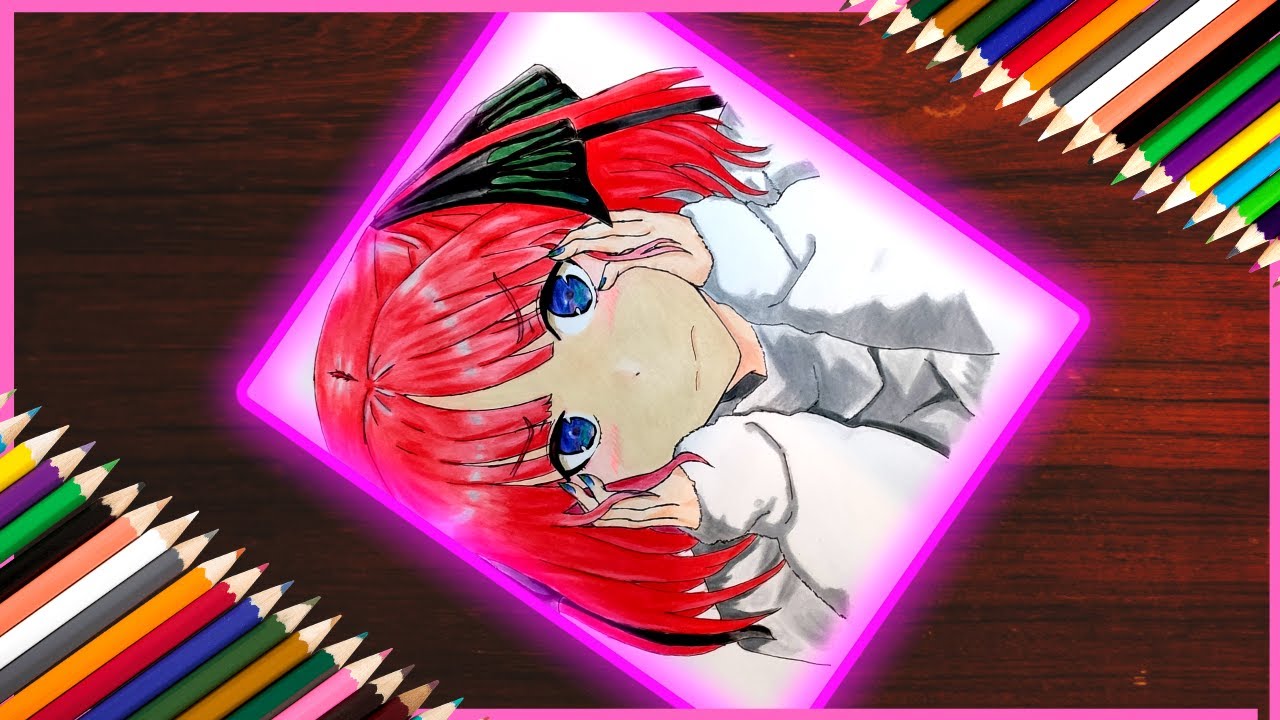 👉🏻‼️ como dibujar a NAKANO nino - how to draw nino nakano | DRAWING ...