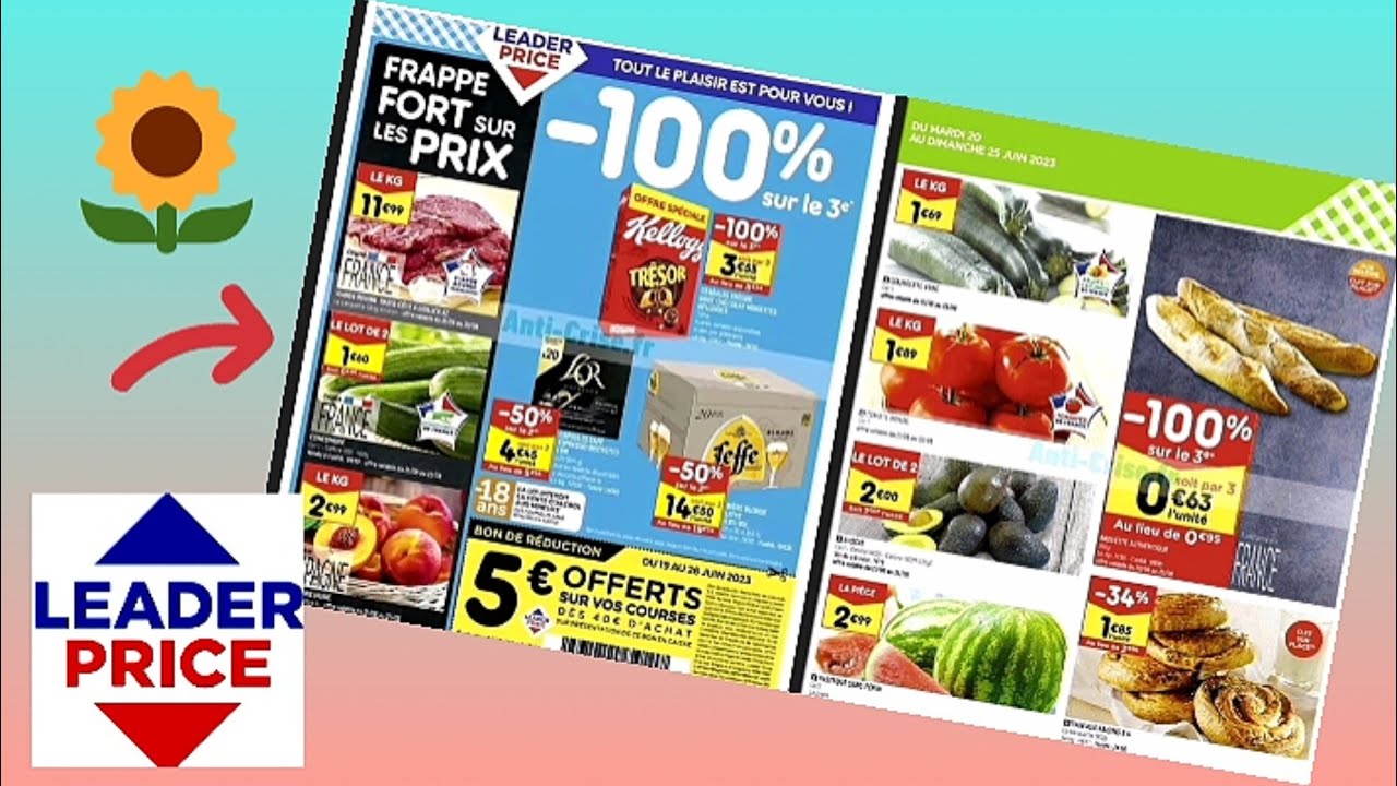 catalogue leader price du 20 juin au 02 juillet 2023 /arrivage leader ...