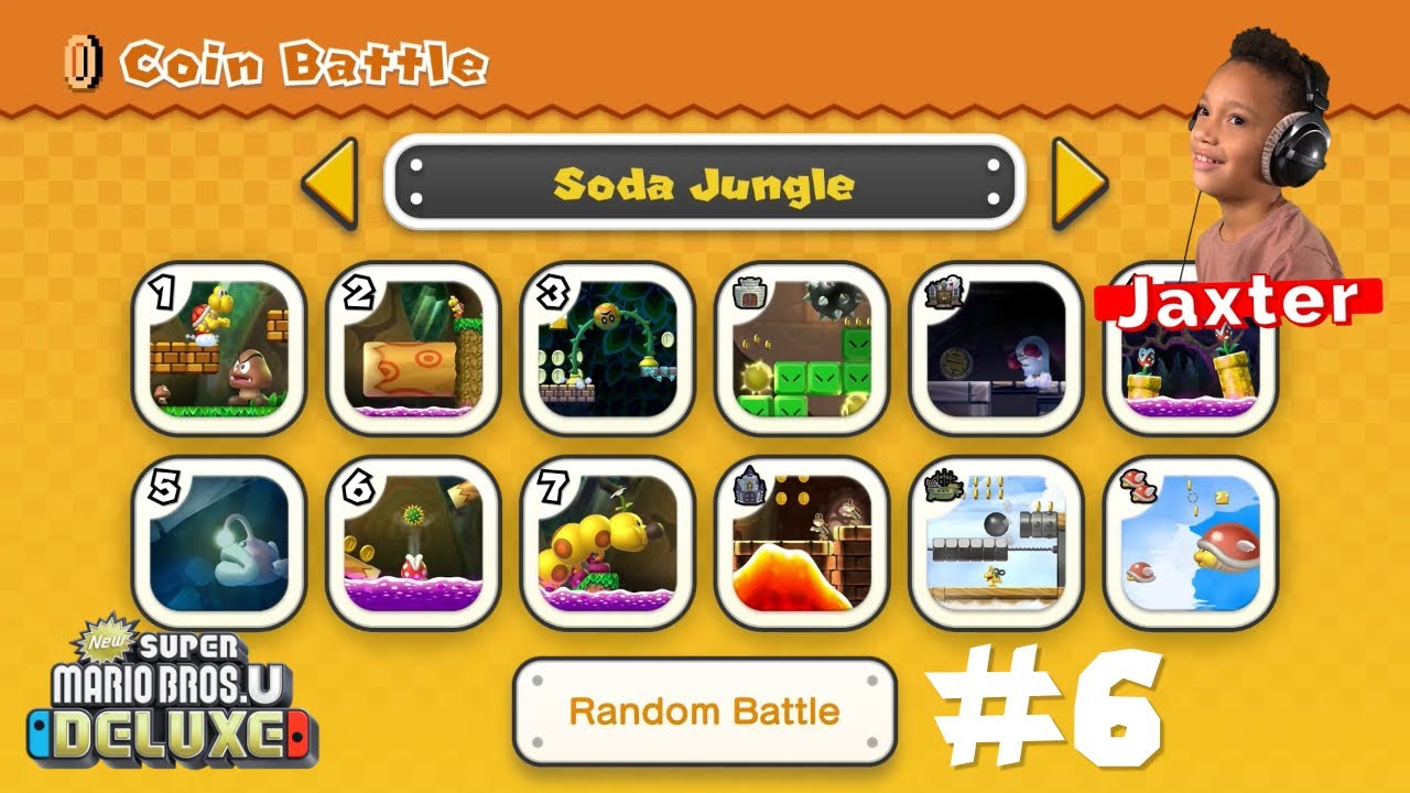 Coin Battle: Soda Jungle | New Super Mario Bros. U Deluxe | Let's Play ...