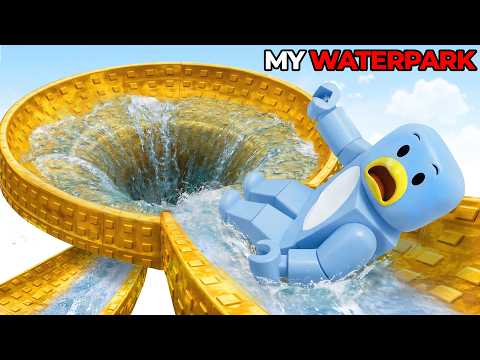 Spending MILLIONS to Make the BIGGEST WATERPARK in Roblox!