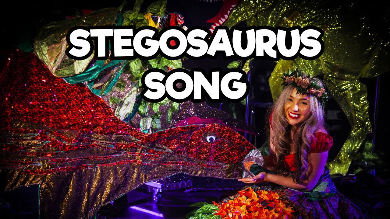 Stegosaurus Song by Savannah Kids Dinosaur Music for Kids Dino Children ...
