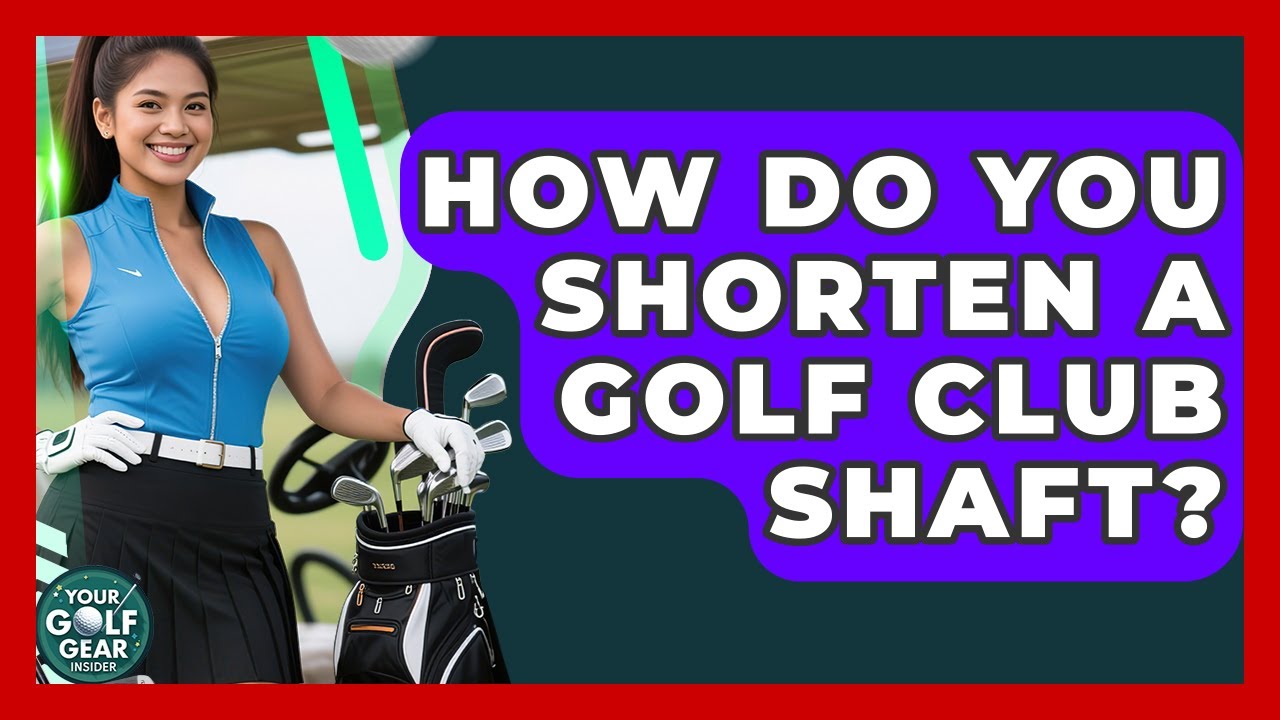 How Do You Shorten A Golf Club Shaft? - Your Golf Gear Insider - YouTube