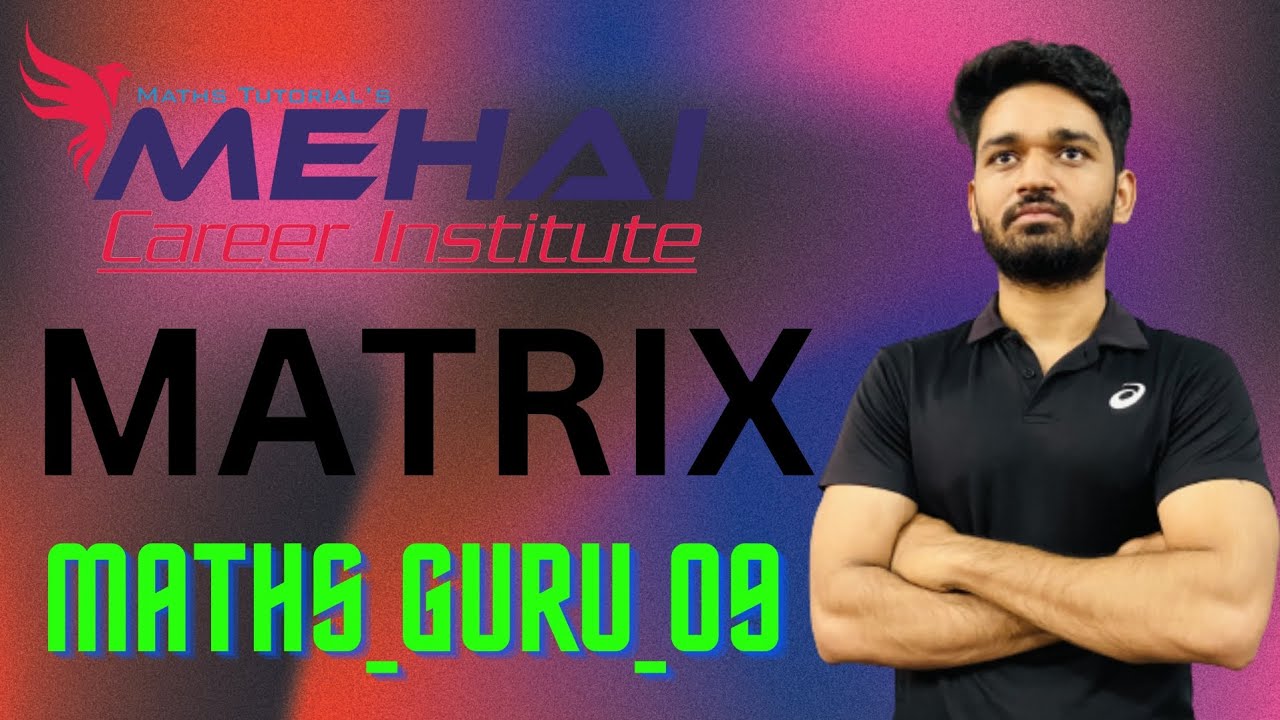 MATRIX lec-7 Transpose & Trace of matrix.rpsc 1st & 2nd grademaths ...