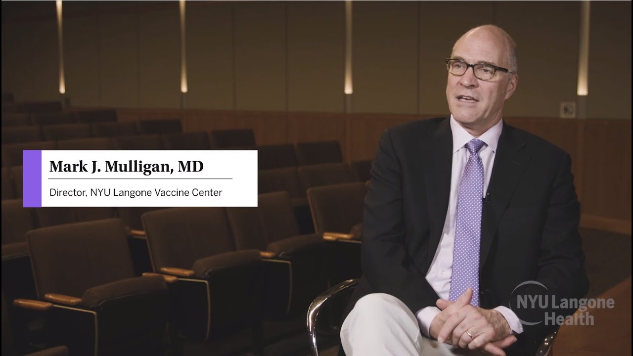 Dr. Mark J. Mulligan Discusses the Vaccine Center’s Goals - YouTube