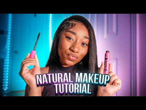 CLEAN GIRL SIMPLE EVERYDAY NATURAL MAKEUP ROUTINE | FOR BLACK GIRLS ...