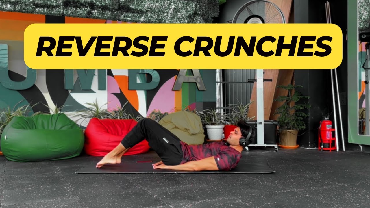 How to do REVERSE CRUNCHES the correct way? - YouTube