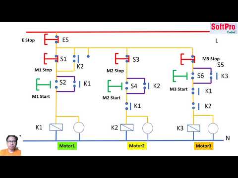 Sequential Motor Control (Conventional Wire Control) - YouTube