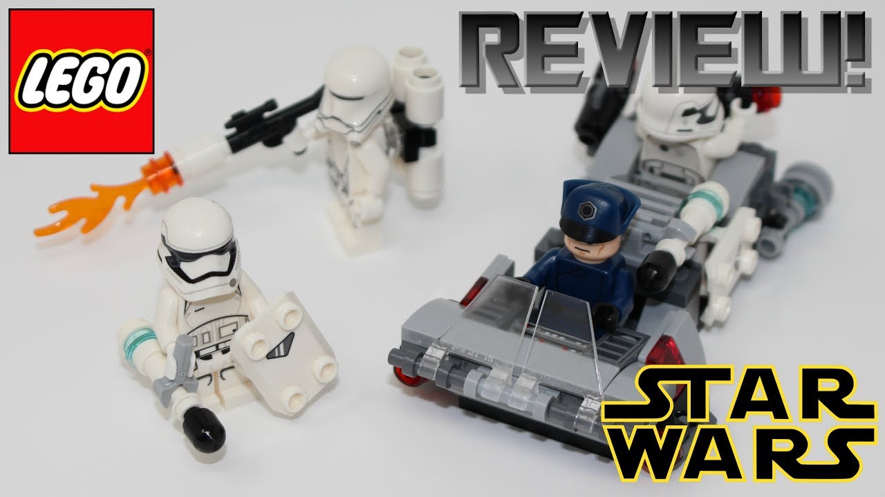 LEGO Star Wars First Order Transport Speeder Battle Pack - 75166 set ...