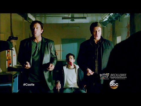 Castle 8x06 Castle and Slaughter Singing “Cool Boys ” Season 8 Episode 6