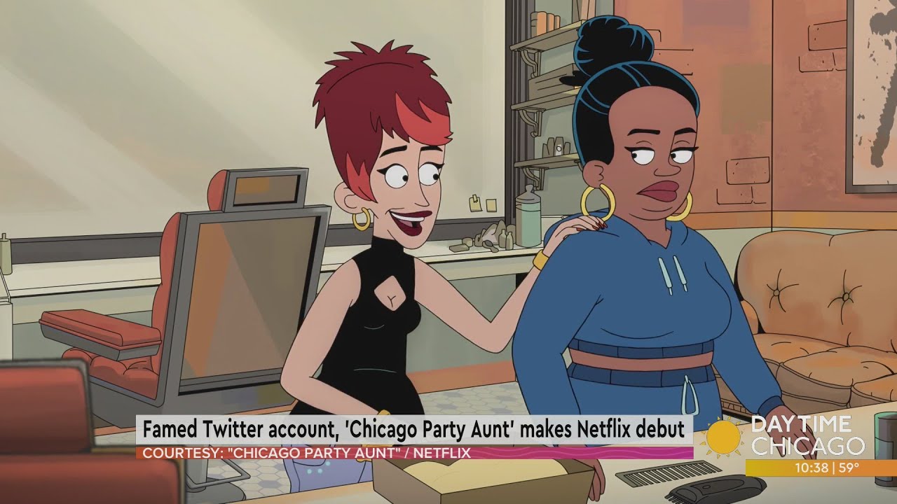 Famed Twitter account 'Chicago Party Aunt' makes Netflix debut - YouTube