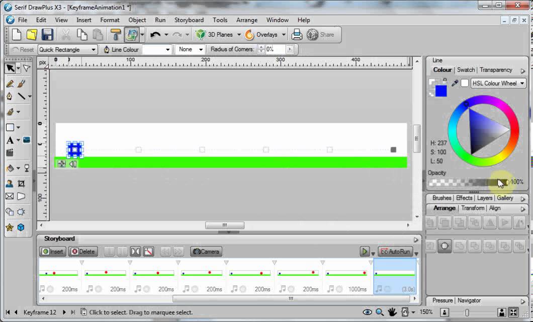 Introduction to Serif DrawPlus Keyframe Animation 4 - YouTube