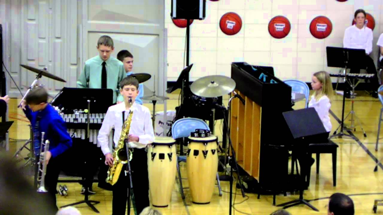 Middle School Jazz Band 2012 - Dr. Noel - YouTube