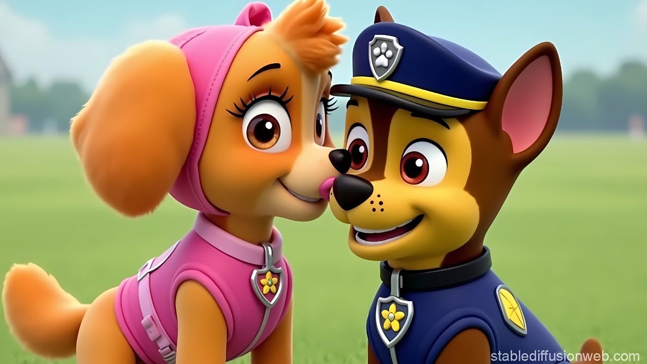 Paw Patrol Ultimate Rescue Chase ️ X Skyes Cuddle Adventure A