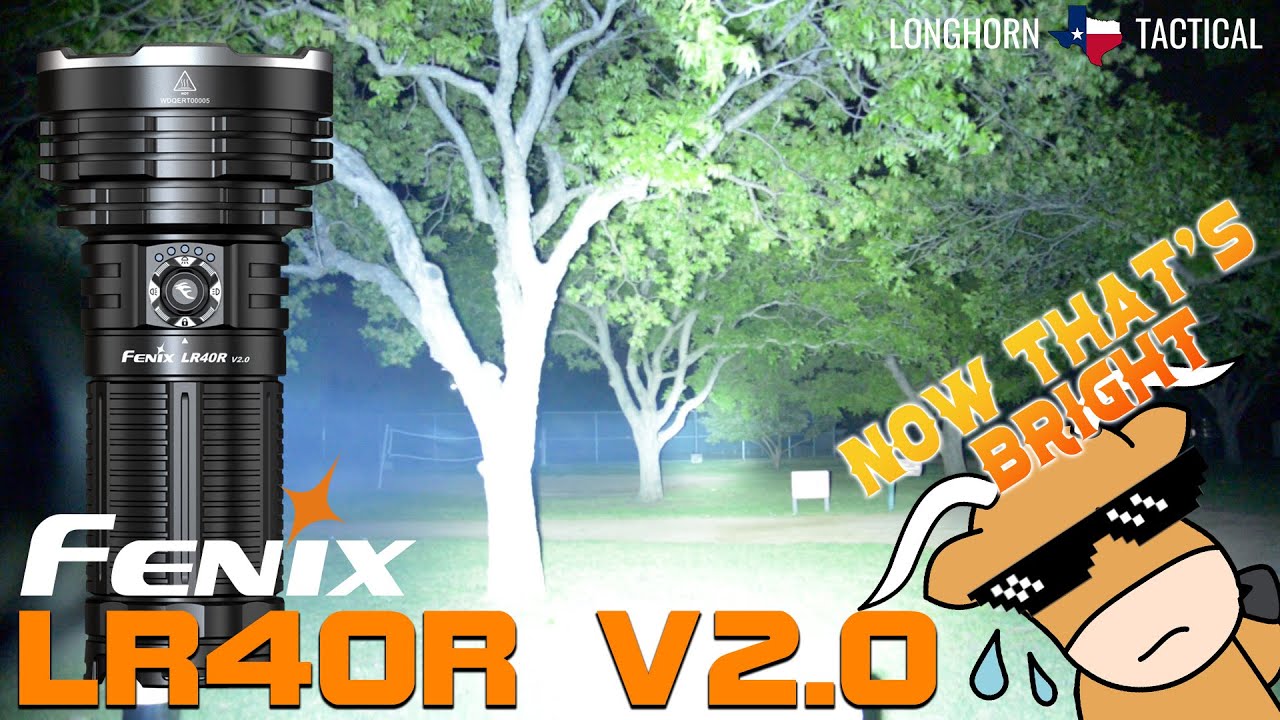 Fenix LR40R v2.0 [15,000 LUMEN] Rechargeable Flashlight + Powerbank ...