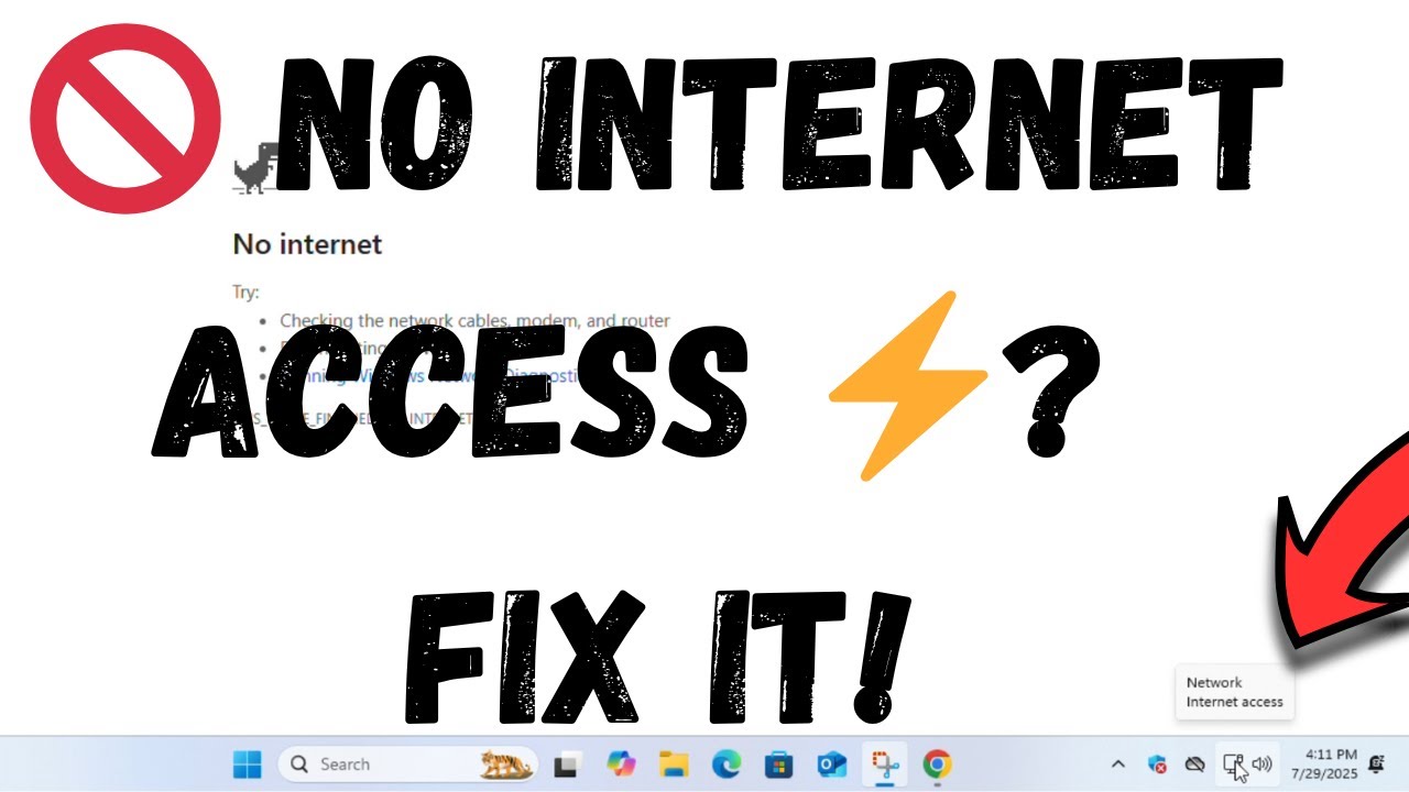 How To Fix Ethernet Connected But No Internet Access On Windows 10 / 11 ...