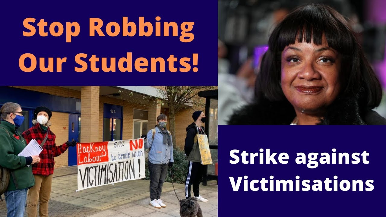 Diane Abbott MP on the picket line at Leaways School - YouTube