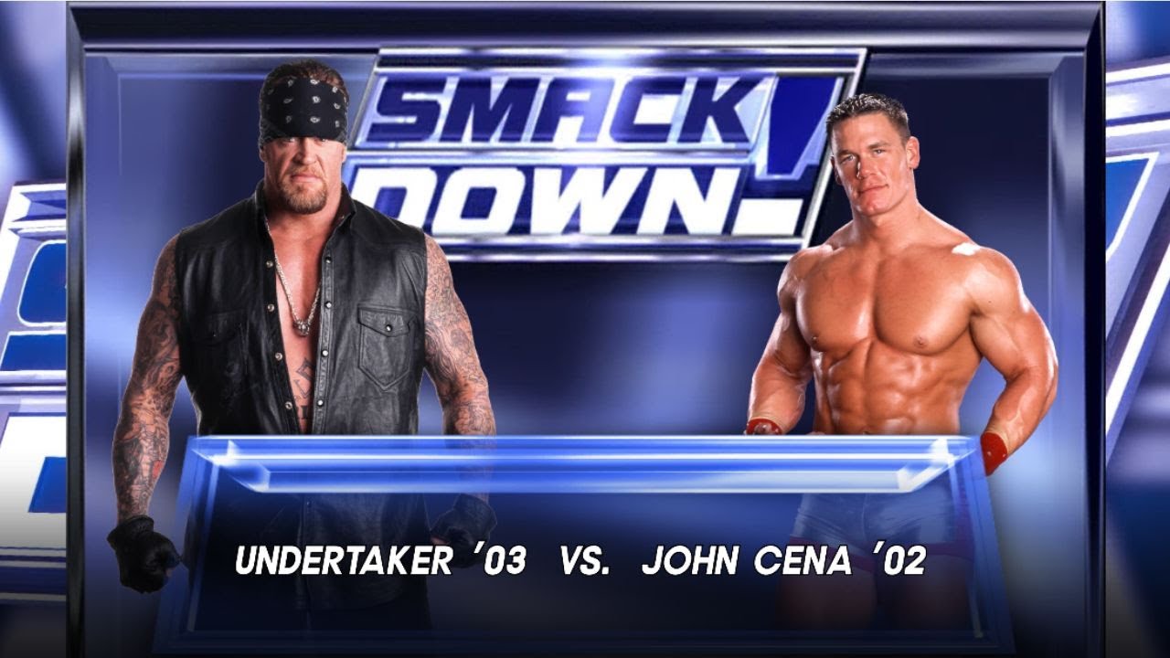 WWE 2K23 John Cena '02 vs. Undertaker '03 - YouTube