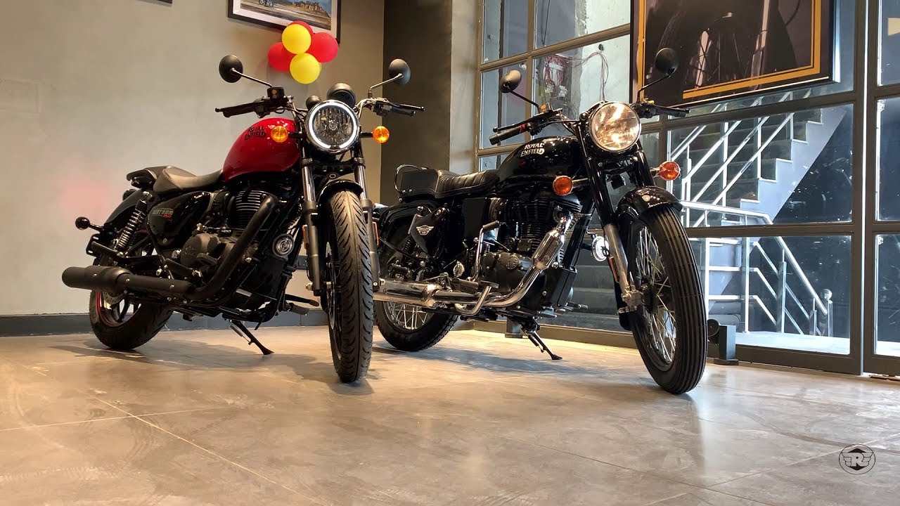Royal Enfield Meteor 350 - Fireball VS Bullet 350 ES | Old Skool Design ...