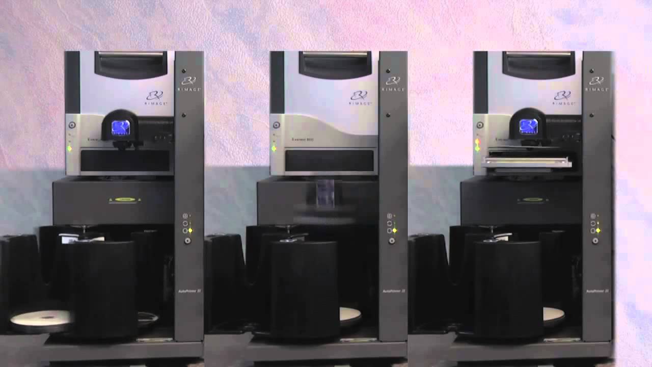 Rimage Everest 600 Printer Autoloader - YouTube