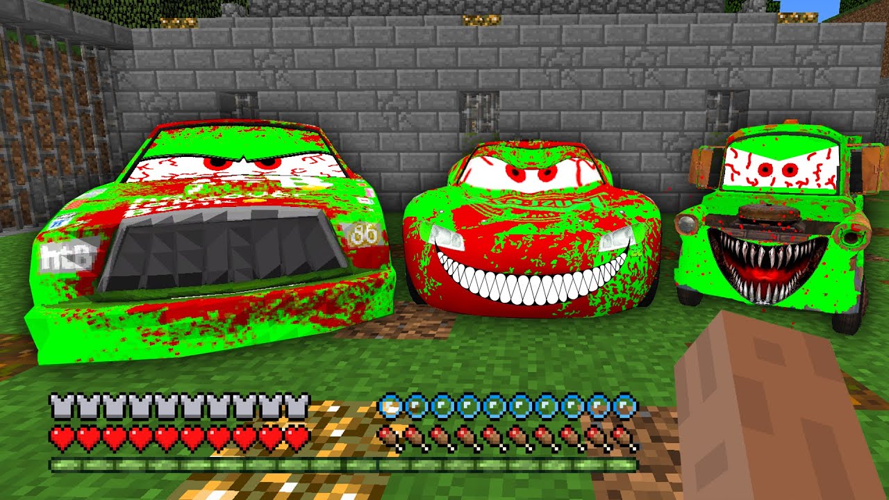 This Is SCARIEST ZOMBIE McQUEEN.EXE and MATER.EXE and CHICK HICKS.EXE ...