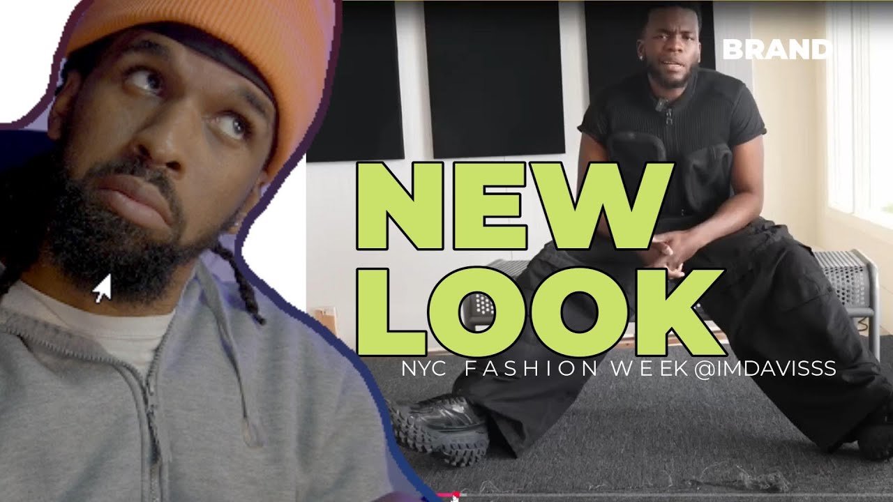 My Reaction - @IamDavisss Goes To NYC Fashion Week - YouTube