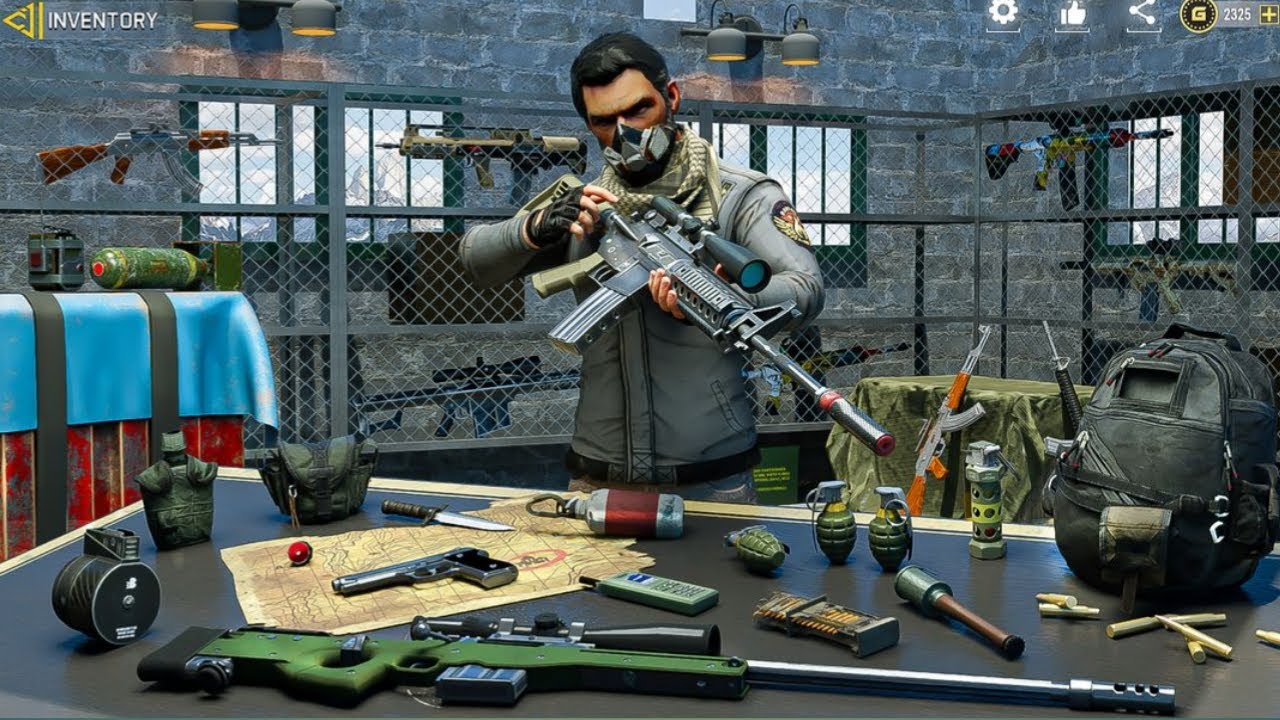 Modern commando fps shooter gameplay l Modern commando fps android l ...