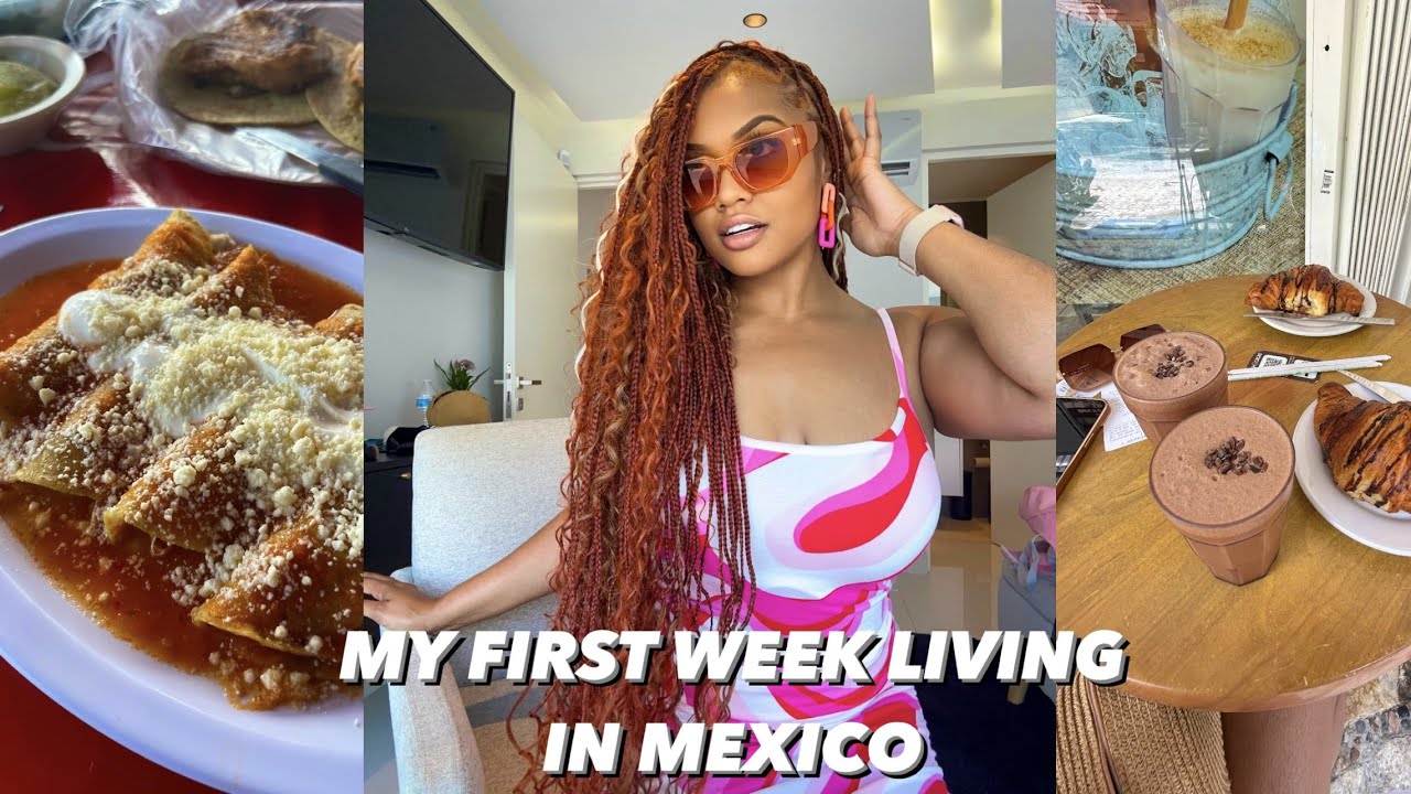 my first week living in mexico | unpacking | beach | parties | - YouTube