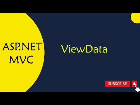 6. ASP.NET MVC : ViewData in Telugu - YouTube