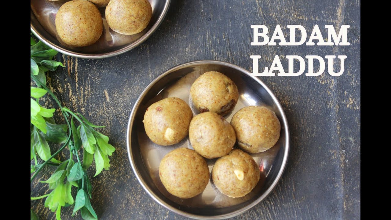 Badam Laddu | Badam Ladoo Recipe | Protein Rich Snack - YouTube