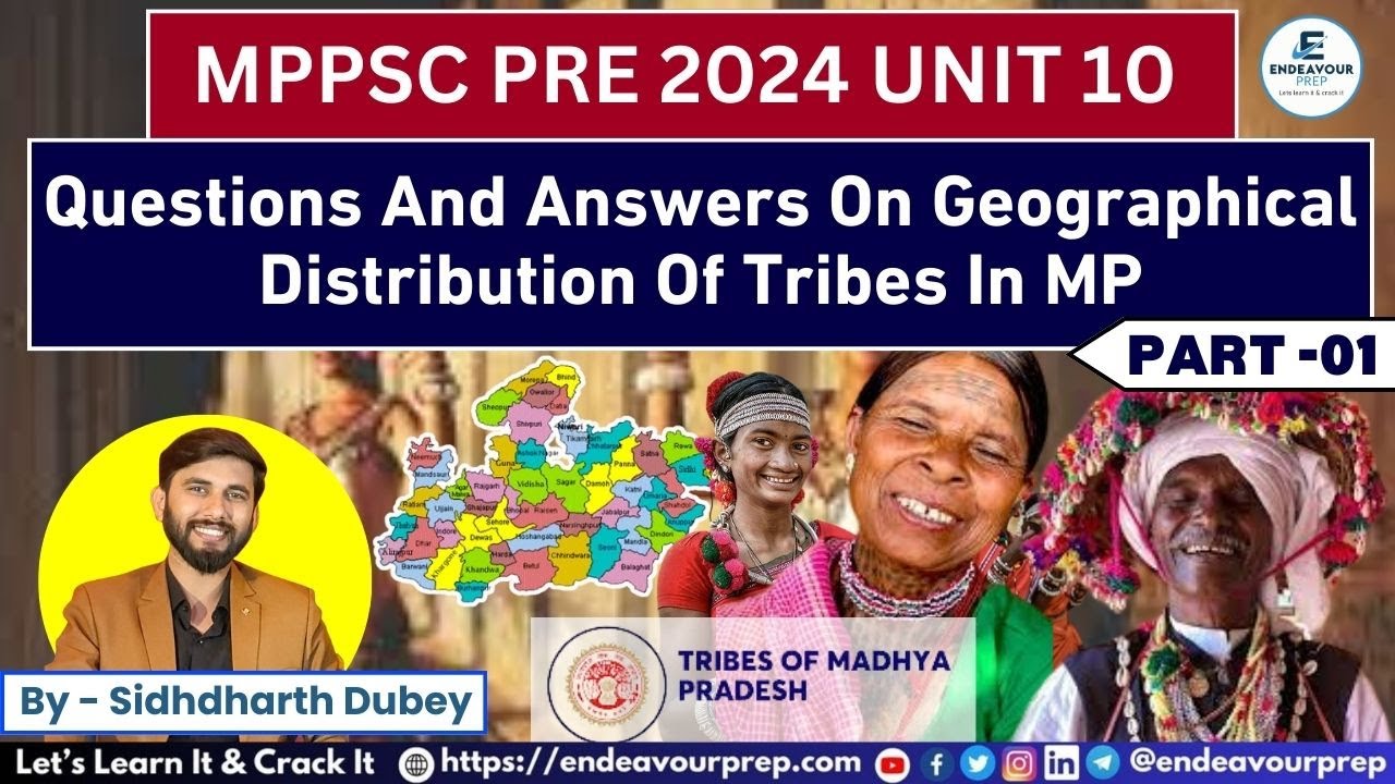 MPPSC Pre 2024 Unit 10 Part 01: Geographical Distribution Of Tribes in ...