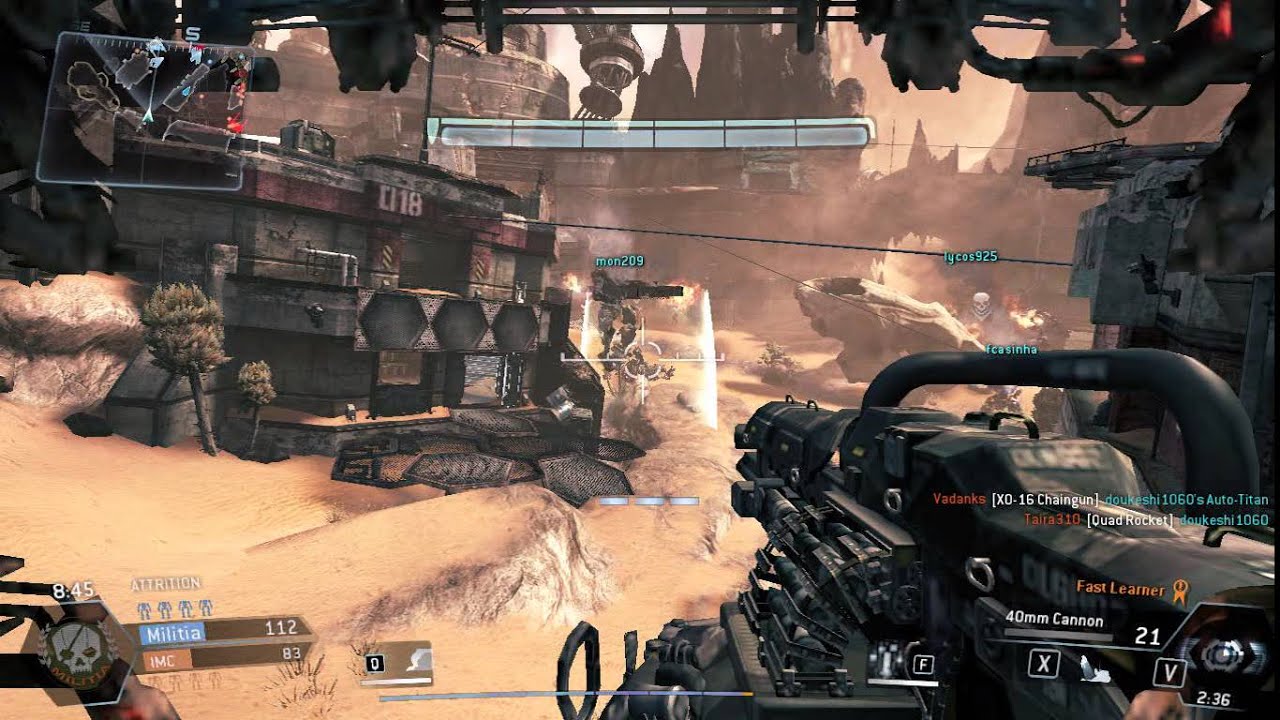 Titanfall Sniper Gameplay -- Boneyard Longbow 3-1 - YouTube