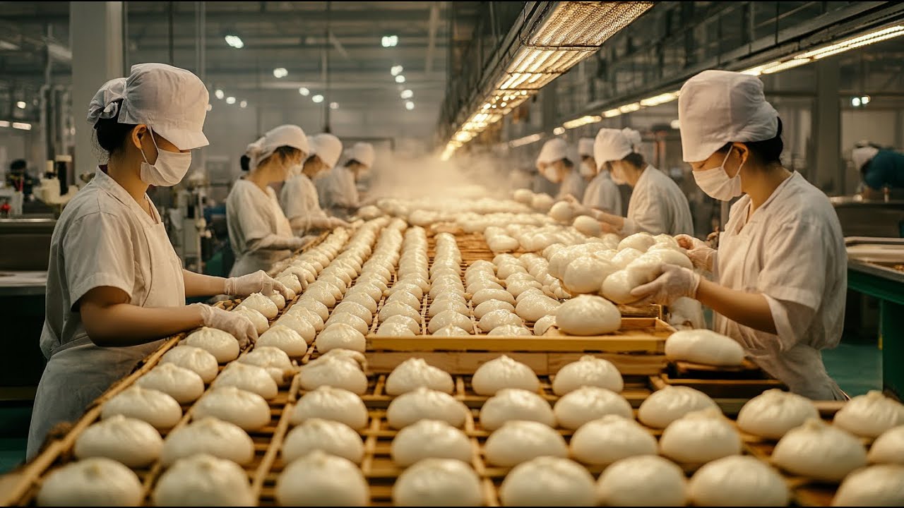🍖 Inside the Factory: The Amazing Production Line of Delicious Giant ...