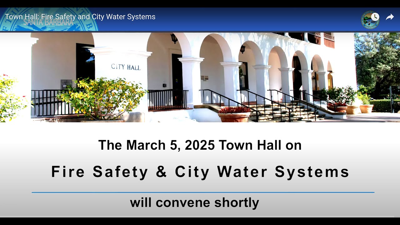 Town Hall: Fire Safety and City Water Systems - YouTube